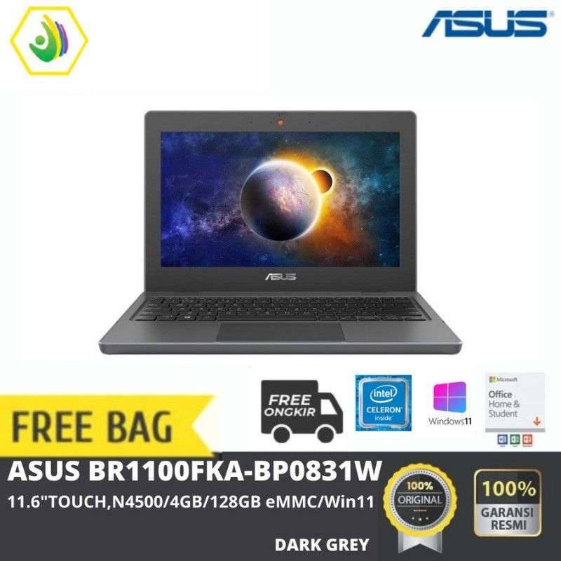 Jual Asus Br1100fka-bp0831w 11.6inc Touch,n4500.4gb.128gbemmc.win11 ...