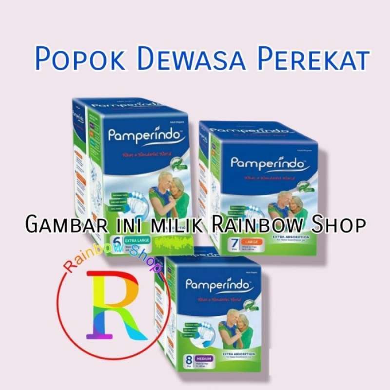 Jual Pamperindo Popok Perekat Dewasa Popok Orang Tua Diapers M L Xl di ...