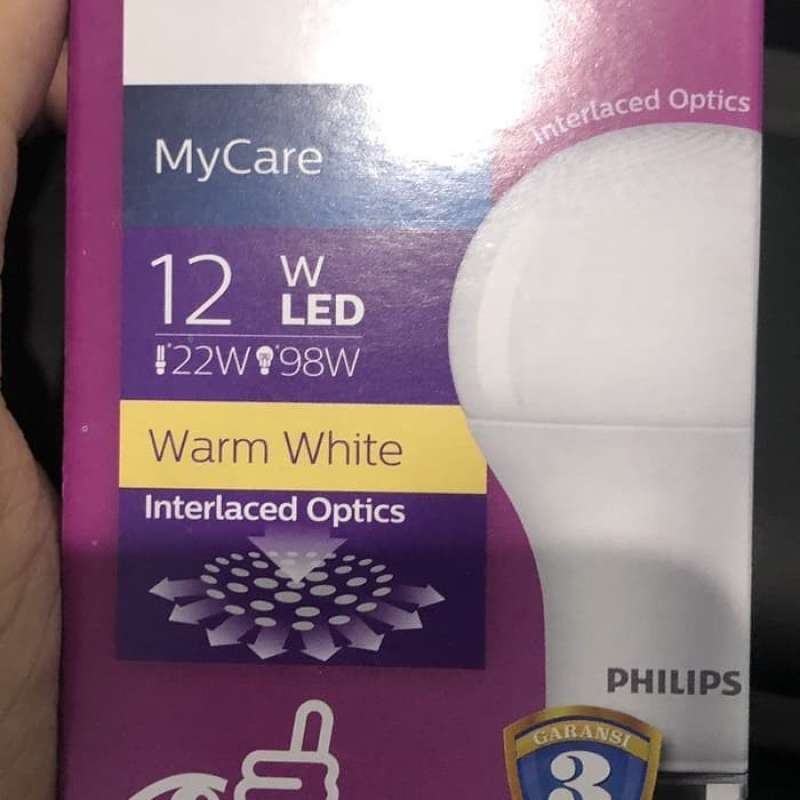 Jual Lampu Bohlam Philips Led Mycare 12W 12Watt 12 W Watt Kuning Warm White di Seller SENTRA ...