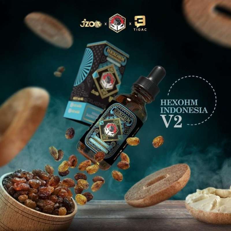 Jual Hexohm V2 Sesame Raisin Bagels 60ML by Hexohm Indonesia x Zoo ...