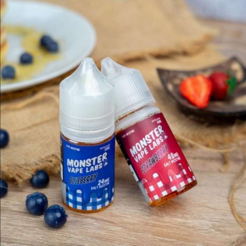 Jual Monster Vape Labs Strawberry Salt Nic USA 30ML by Jam Monster ...
