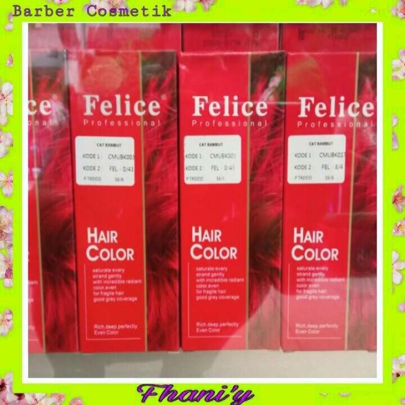 Jual Warna Rambut Felice 🏷️ 100% Original, Harga & Kualitas Terbaik ...