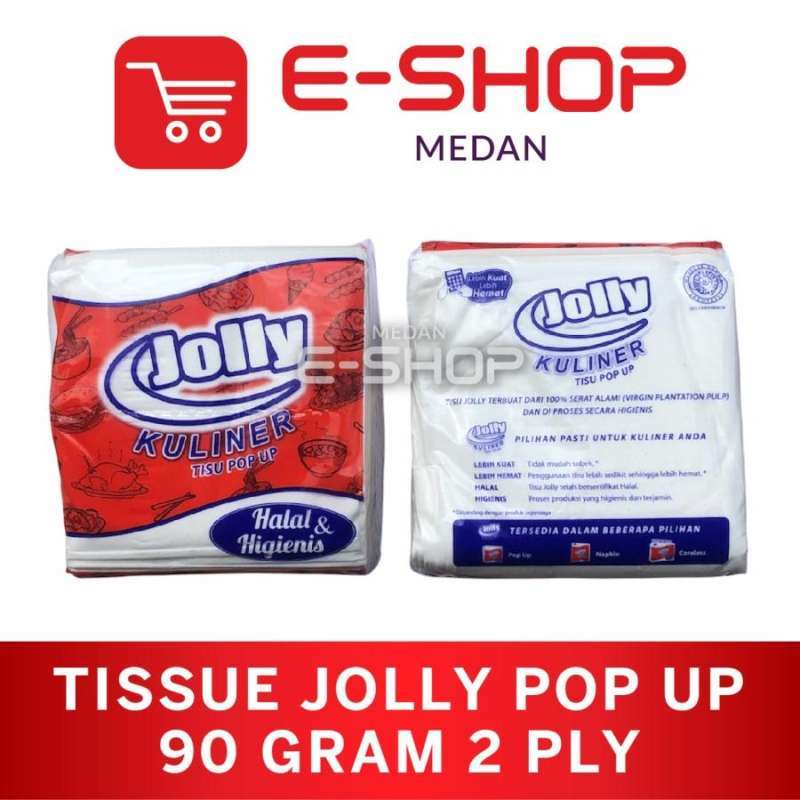 Promo Tisu Tissue Jolly Pop up Kuliner / restoran / rumah makan 90 Gram ...