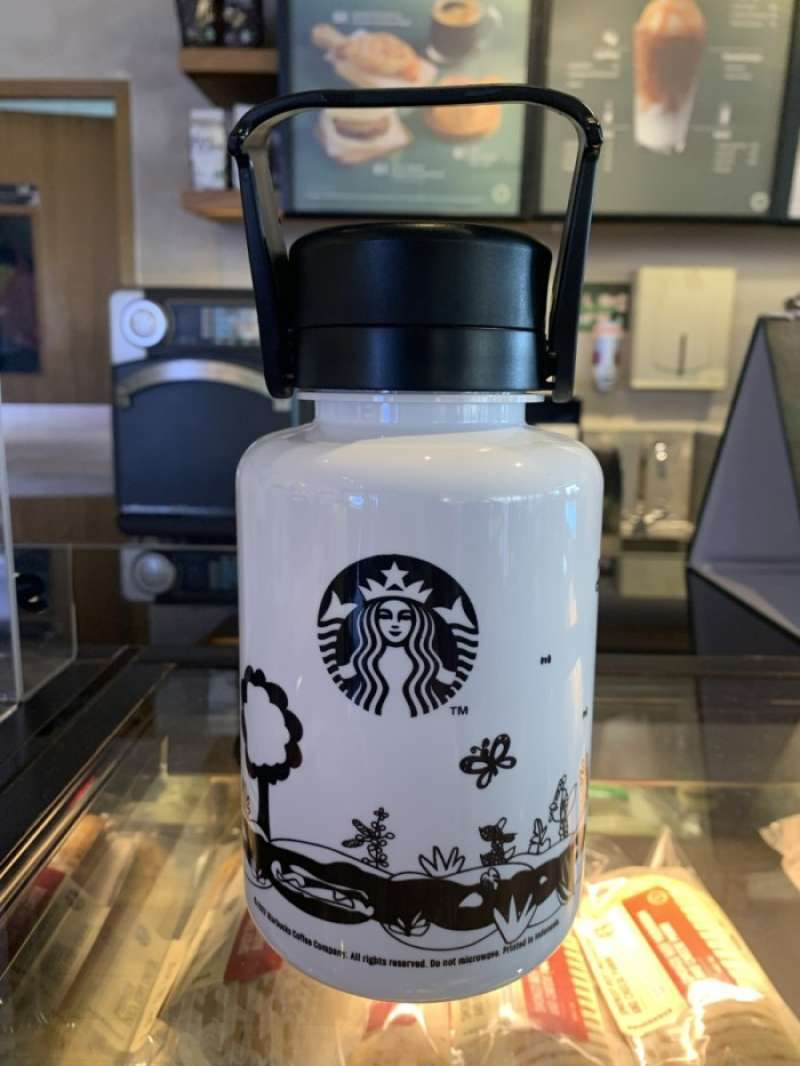 Jual Free Ongkir [A302] Starbucks Reusable Bottle 1 Liter - Botol Minum ...