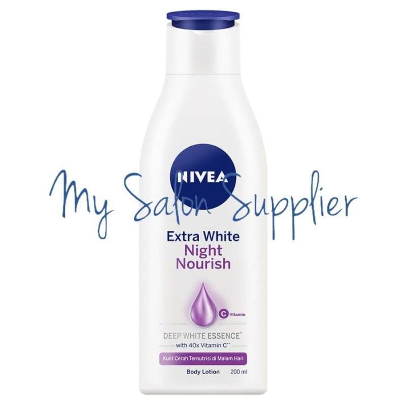 Jual Nivea Extra White Night Nourish Body Lotion 200ml Di Seller