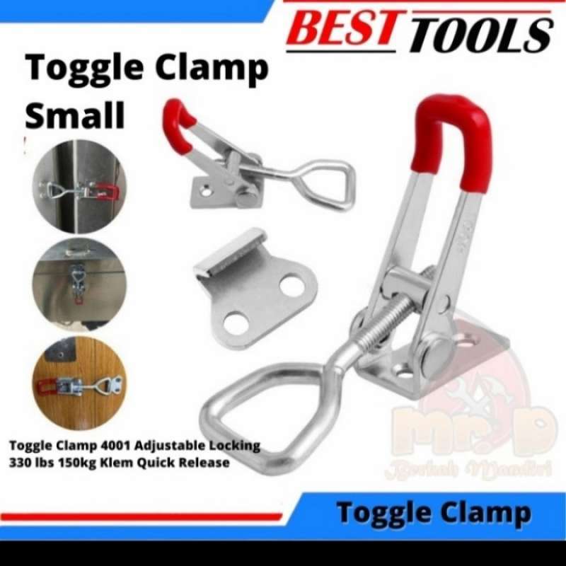 Jual Toggle Clamp 4001 Abjustable Locking 330 Lbs 150kg Klem Quick ...