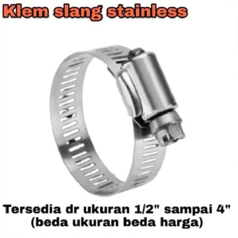 Jual KLEM SLANG 3 75mm STAINLESS - KLEM SELANG RING KRAN CINCIN KRAN di ...