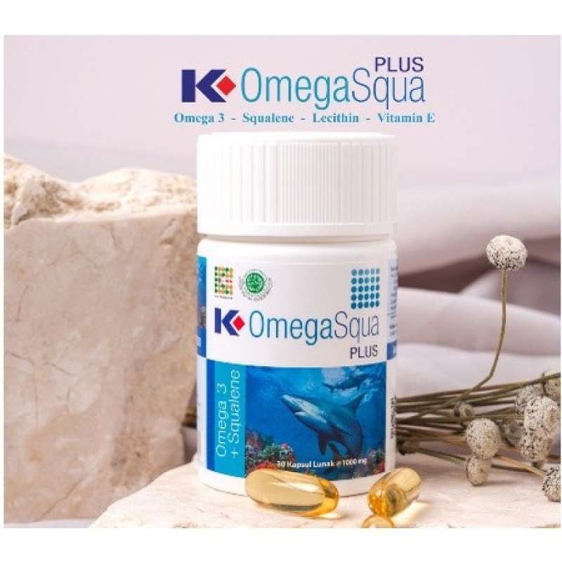 Promo Kapsul Omega 3 Squalene | K Omega Squa Plus Klink Original 30 ...