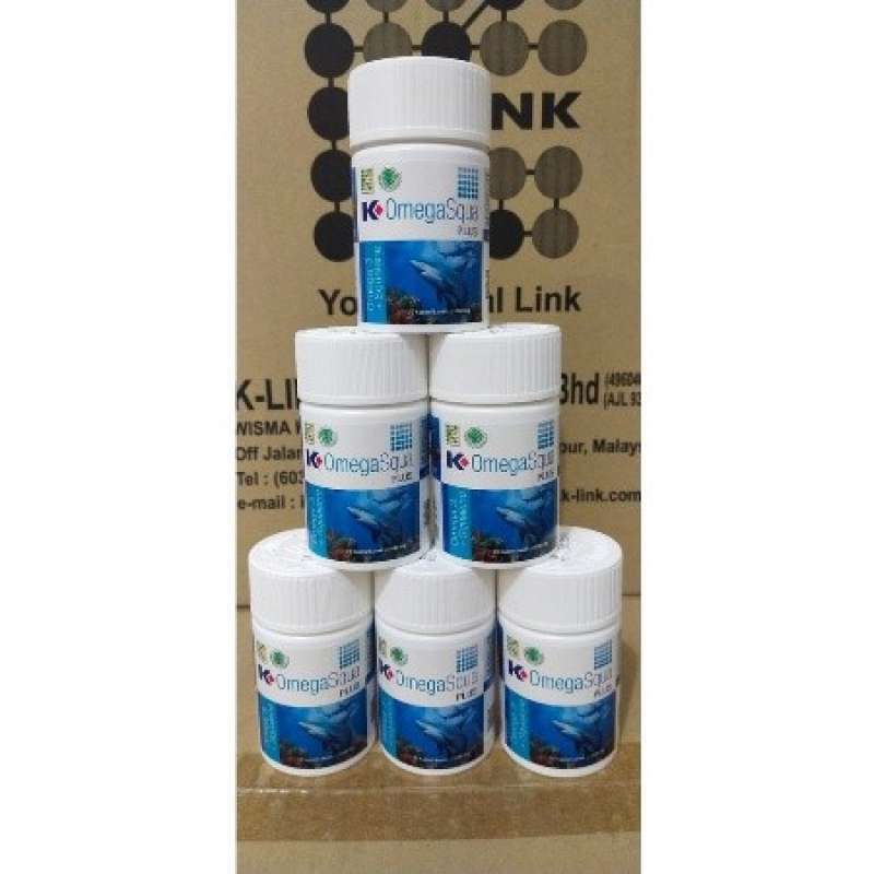 Promo Kapsul Omega 3 Squalene | K Omega Squa Plus Klink Original 30 ...