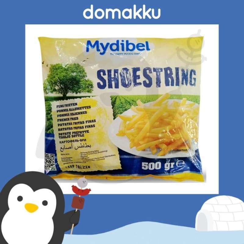 Promo Mydibel Shoestring (kentang Goreng) 500gr, Makanan Beku Halal ...