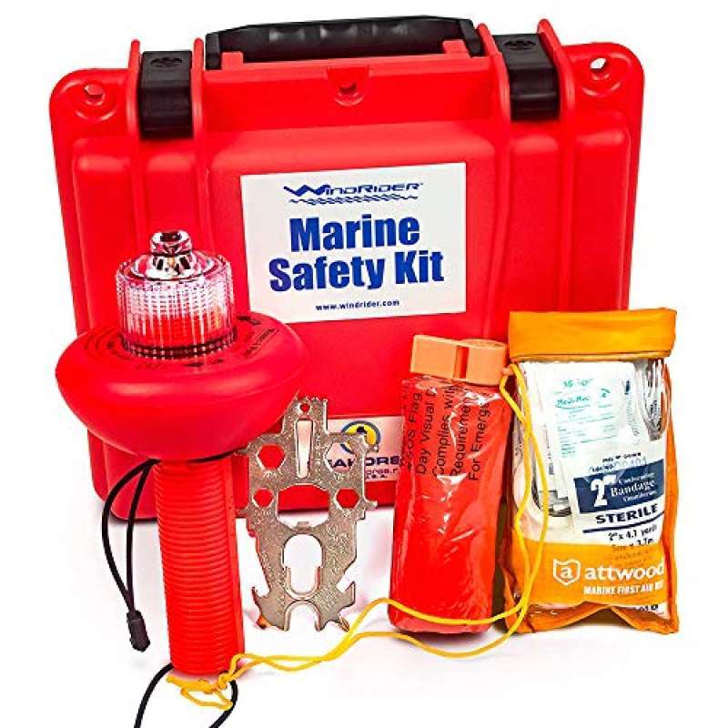 Promo USCG Boating Safety Kit - Electronic Flare - First Aid Kit ...