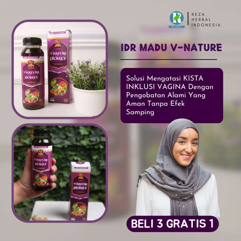 Jual IDR Madu V-Nature / Obat Kista Inklusi Vagina / Obat Kista Nabothi ...