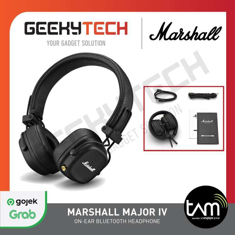 Promo Marshall Major IV Bluetooth Headphone Headset Major 4 - Garansi ...
