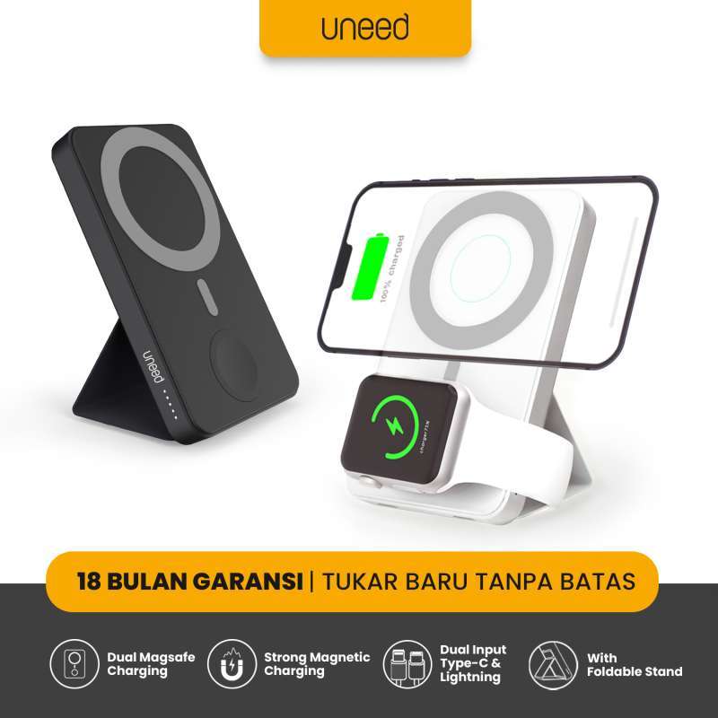 Promo Uneed Powerbank Wireless MagSafe 15w Magnetic Fast Charging ...