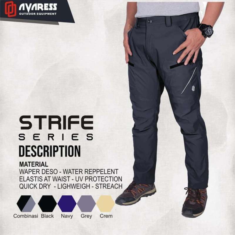 Jual Celana Gunung Quickdry Avaress GREY not Eiger Consina JWS TNF ...