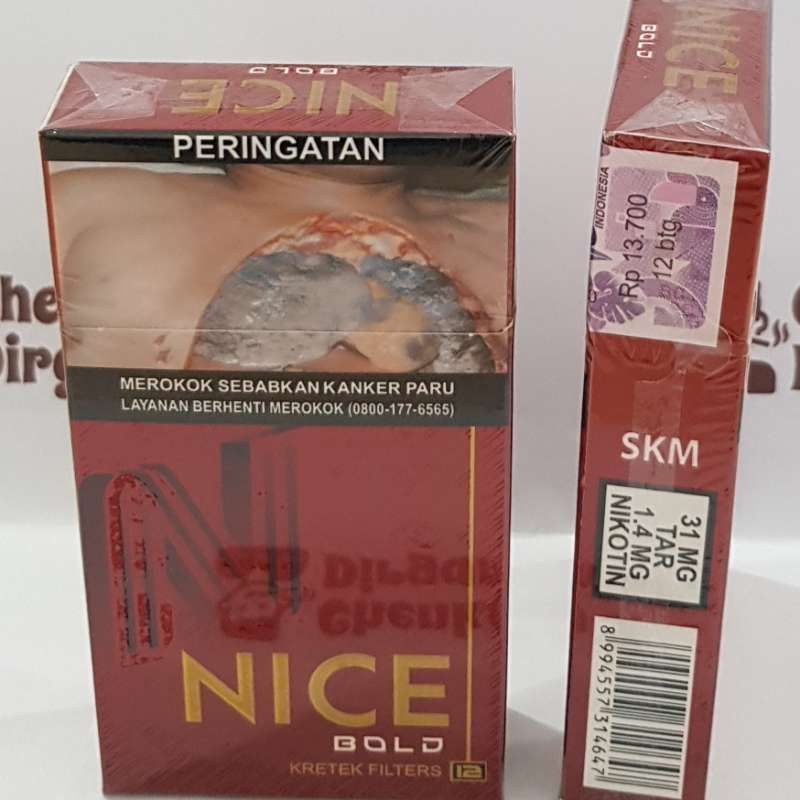 Jual Rokok Nice Bold - 12 Batang Di Seller Dirgantara Ahmad - Sindang ...