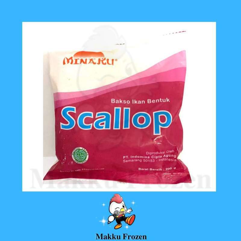 Jual Minaku Scallop (olahan Ikan), Makanan Beku 500g Halal Enak, Simple ...