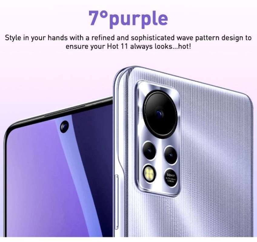 Jual Infinix Hot 11s Nfc 6/128 Gb - Garansi Resmi Infinix - Purple Di ...