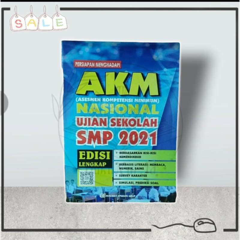 Jual Buku Persiapan AKM Asesmen Kompetensi Minimum Ujian Sekolah SMP ...