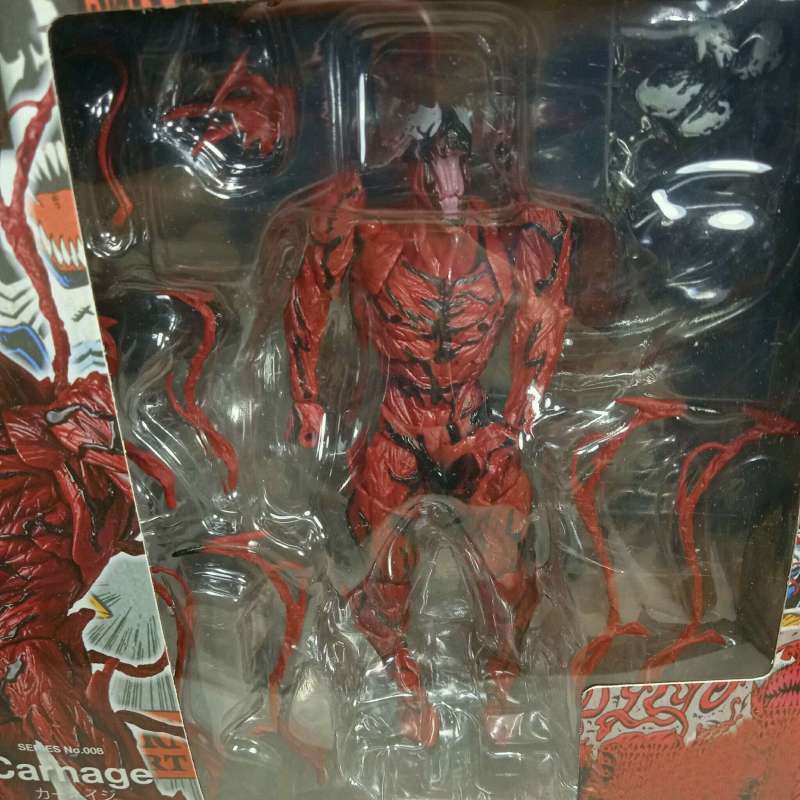 Jual Mainan Action Figure Revoltech Amazing Yamaguchi Carnage Red ...