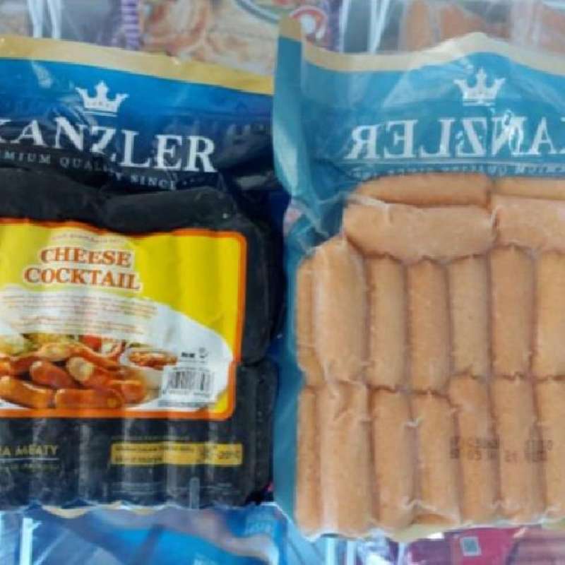 Jual Sosis Kanzler Cocktail Keju 500gr Breakfast Sosis Kecil Mini Di ...