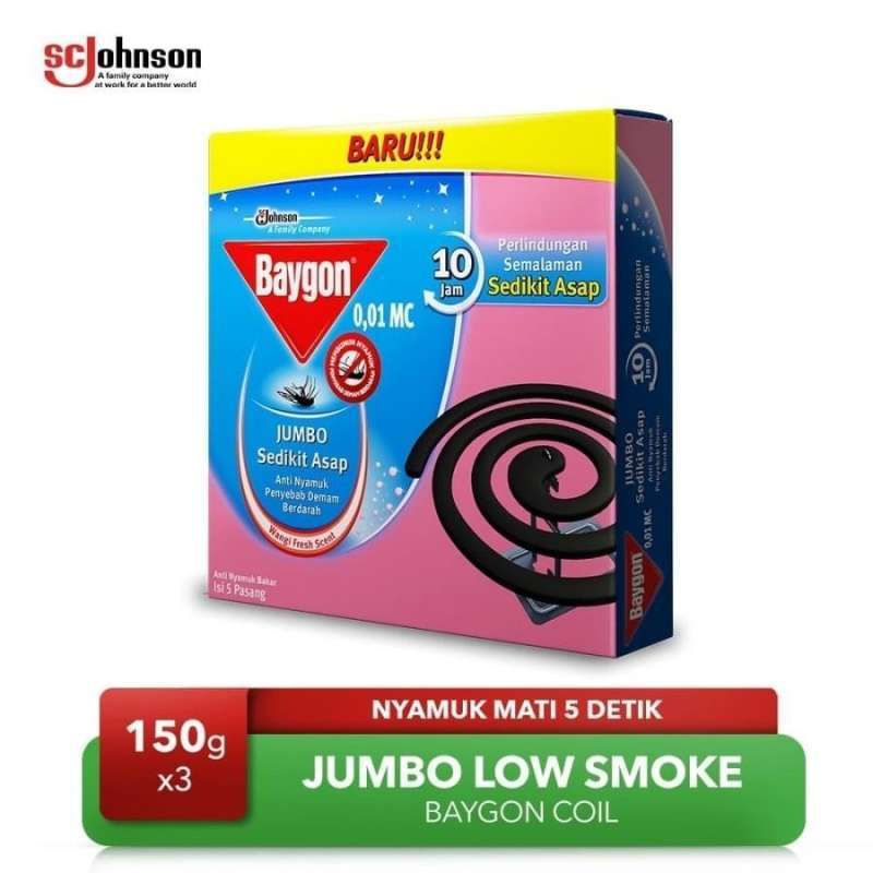 Jual Baygon Jumbo 10 Jam Obat Nyamuk Bakar Termurah - Harga Grosir ...