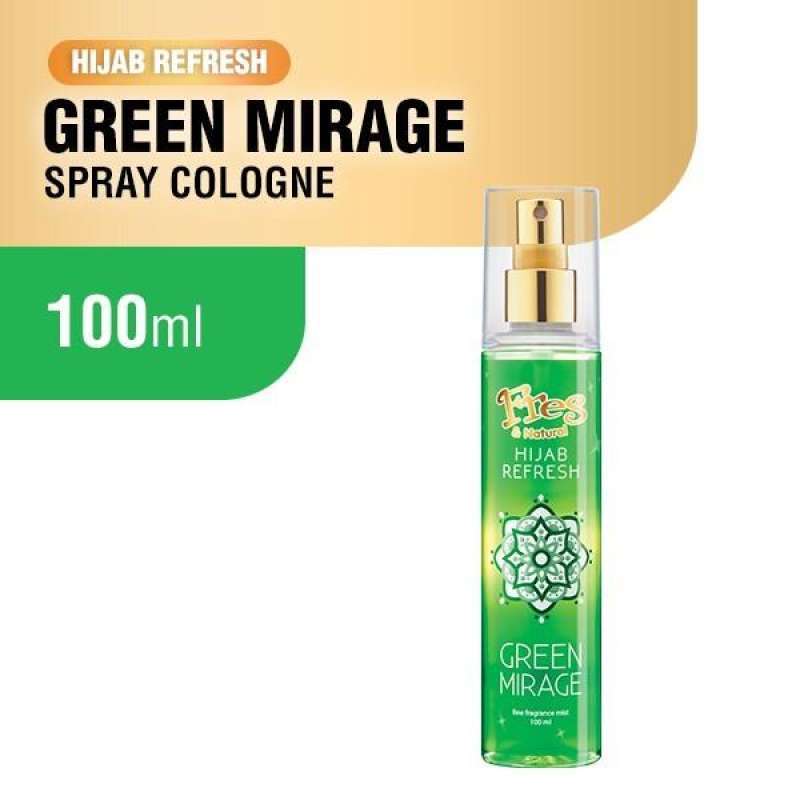 Promo Fres & Natural Spray Cologne Hijab Refresh Green Mirage Botol ...