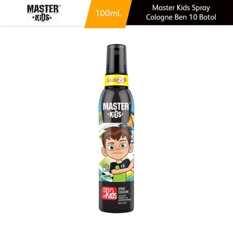 Jual Master Kids Spray Cologne Ben-10 Botol 100mL di Seller Toko ...