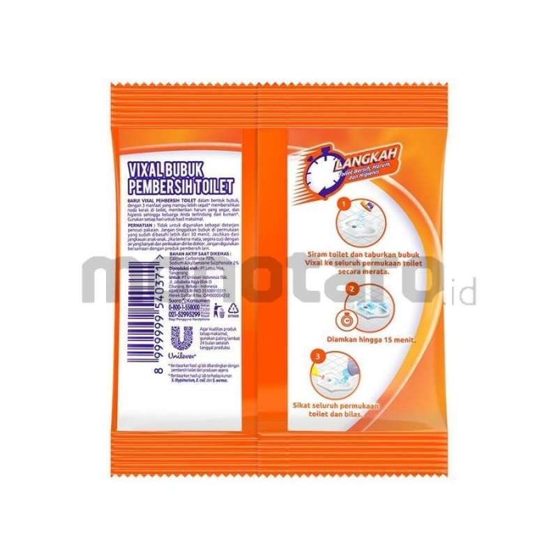 Jual Vixal Bubuk Pembersih Toilet Sachet 15gr Di Seller Toko Bersahaja ...