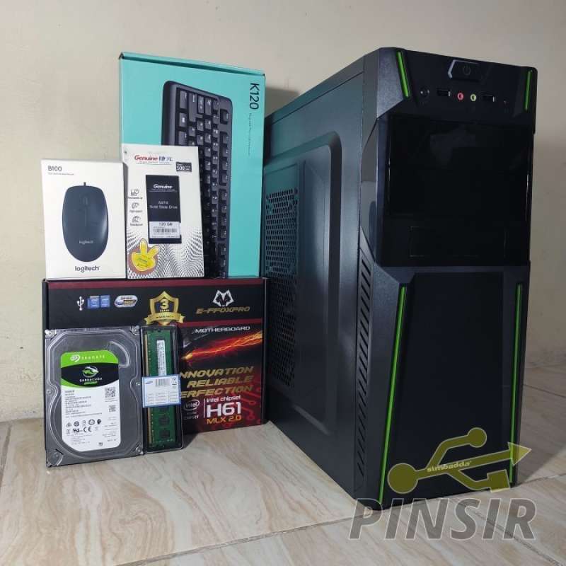 Jual CPU PC Komputer Server ANBK / AKM Intel Core i7 RAM 16GB SSD 120GB ...