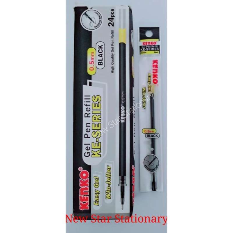 Jual Reffil Isi Pulpen Kenko easy Gel Black/pcs di Seller New Star ...