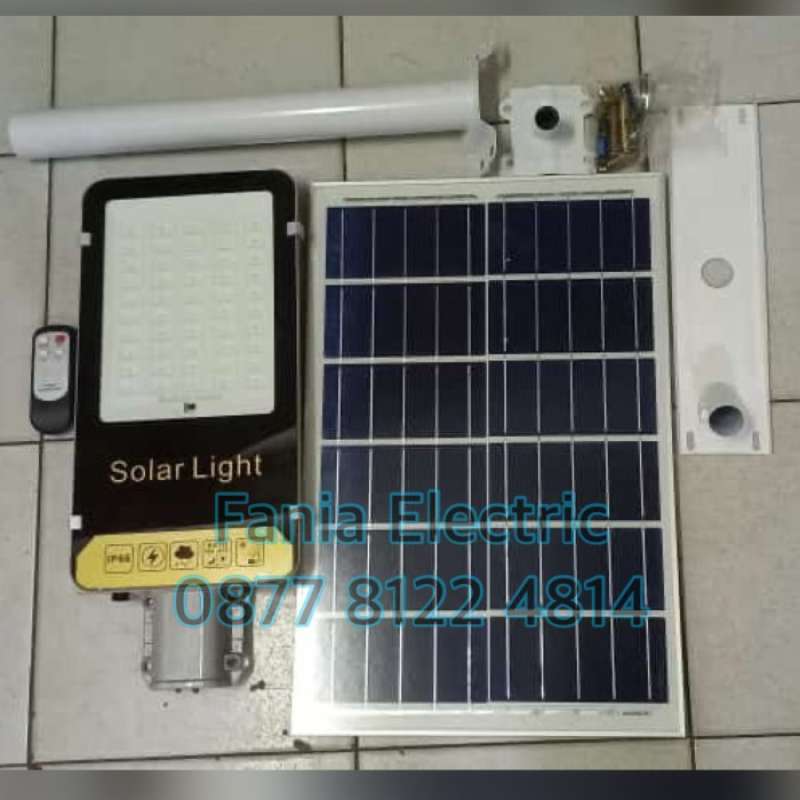 Promo Lampu Jalan Pju Led 100 Watt Two In One Pju Solar Panel 100 Watt ...