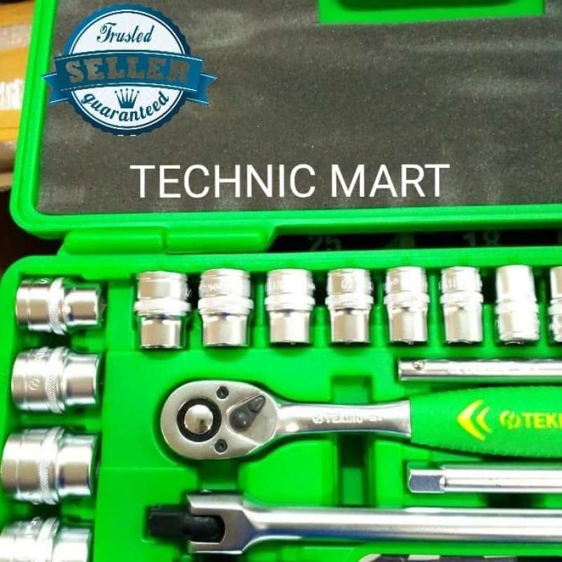 Promo Kunci Sok Tekiro Japan 24 Pcs Sok Set 8-32 Mm Box Besi Plat ...