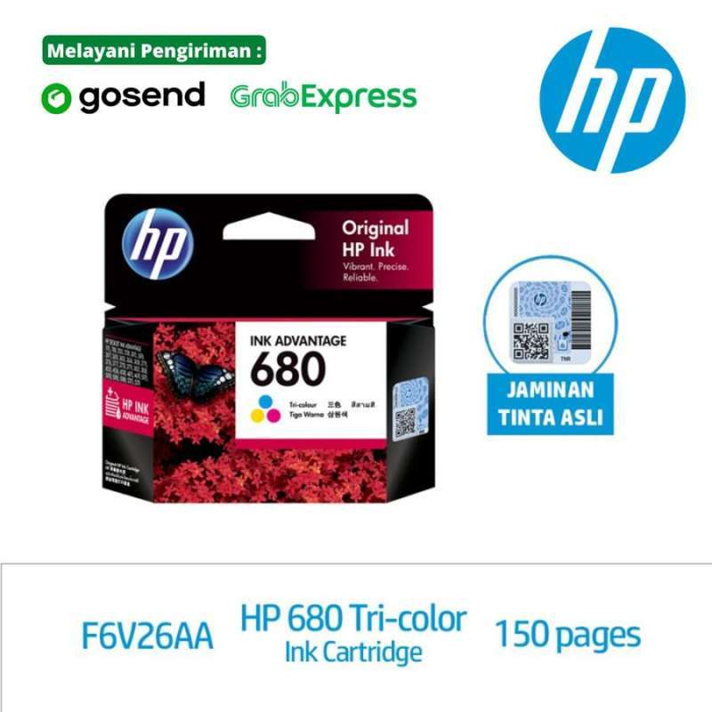 Jual Tinta HP 680 Tri Color Original Ink-Advantage Cartridge Ready ...