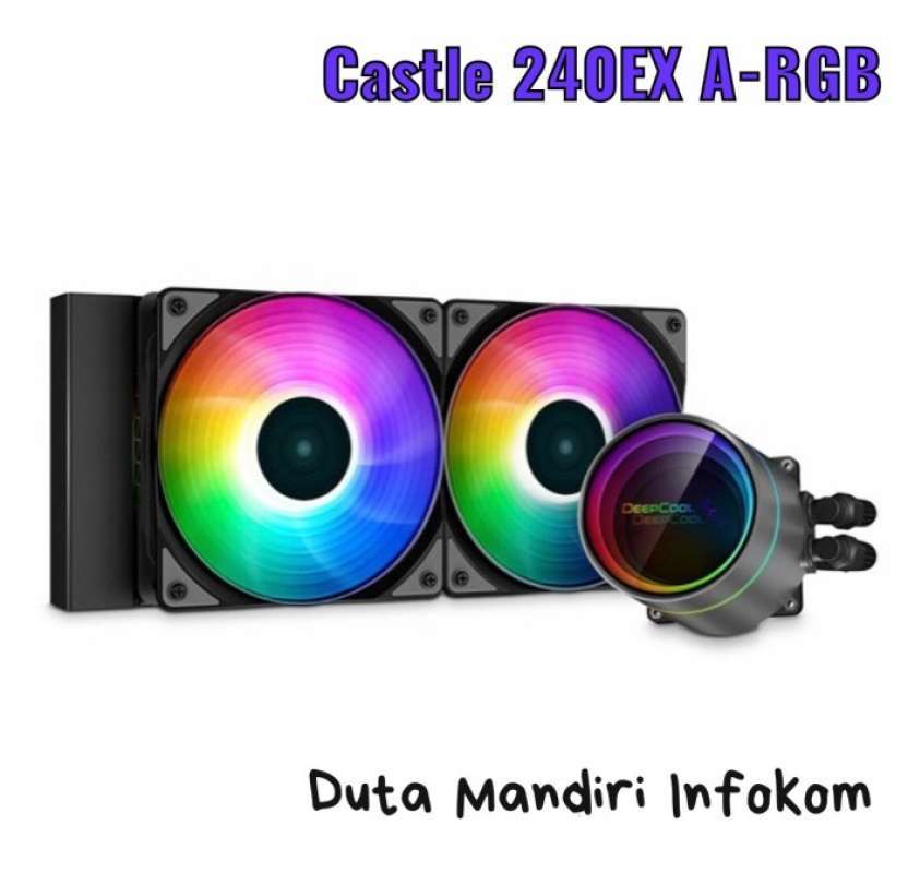 Jual Deepcool Castle 240 EX A-RGB I 360 EX A-RGB - AIO Liquid CPU ...