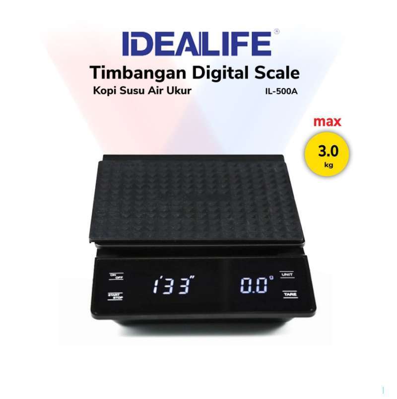 Jual IDEALIFE IL-500A Digital Coffee Scale - Timbangan Kopi 0.1 gram 3 ...