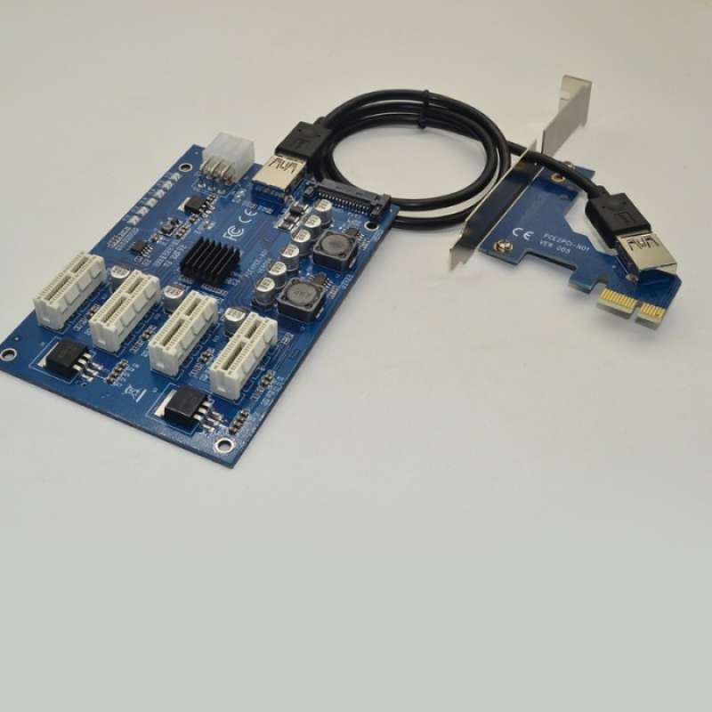 Jual Special Zzz Support 4 Port High Speed Pcie 1X Card.6 Expansion ...