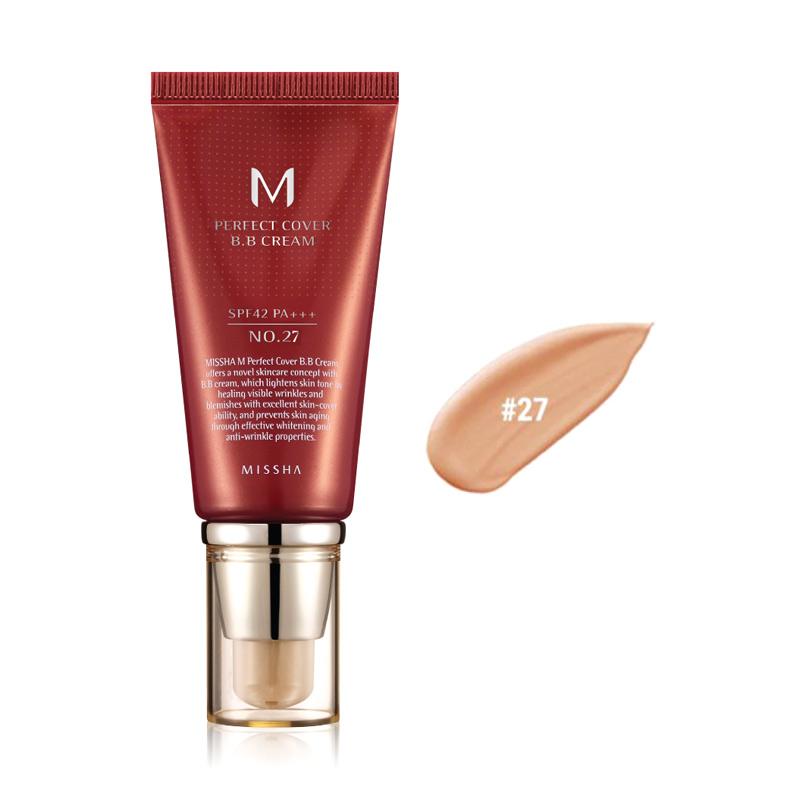 Jual MISSHA M Perfect Cover BB Cream SPF42/PA+++ (No.27/Honey Beige ...