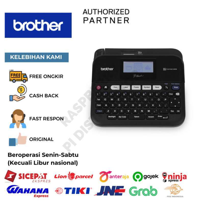 Promo Brother P-Touch D450 [Pt-D450] Printer Label (Garansi 3 Tahun ...