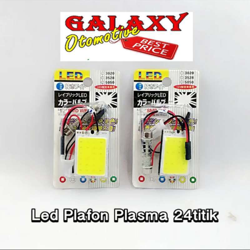 Jual Lampu Plafon Mobil LED PLASMA 24 Titik COB di Seller GALAXY ...