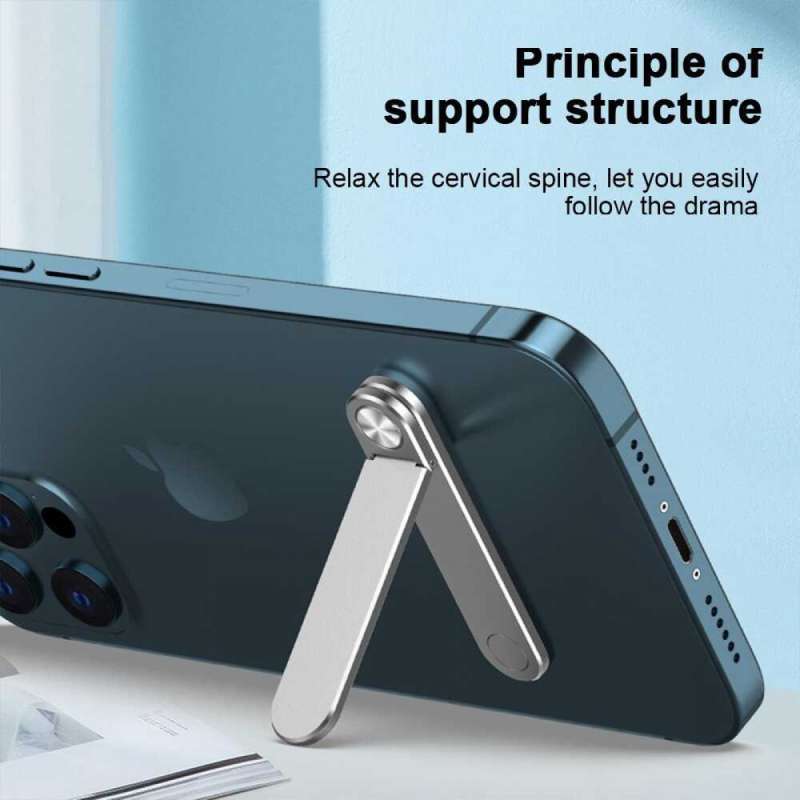 Promo Smartphone Stand Holder Foldable Aluminium - R22 Diskon 27% di ...