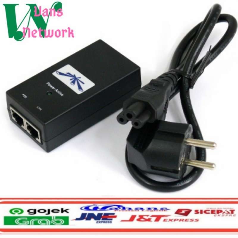 Jual Ubiquity POE Adaptor 24V 1A / POE Adapter 24V 1A / POE-24-24W 1A ...