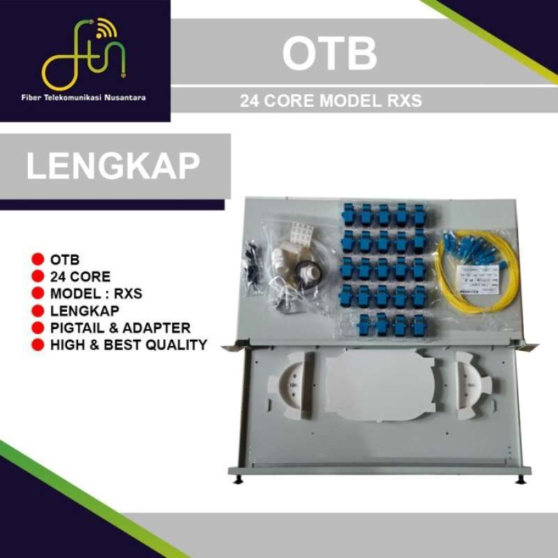 Jual OTB 24 Core RXS | OTB 24C Lengkap Adapter Pigtail SC UPC di Seller Cullen darrel ...