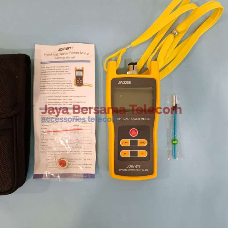 Jual OPM Joinwit JW 3208 / Optical Power Meter Joinwit di Seller Cullen ...