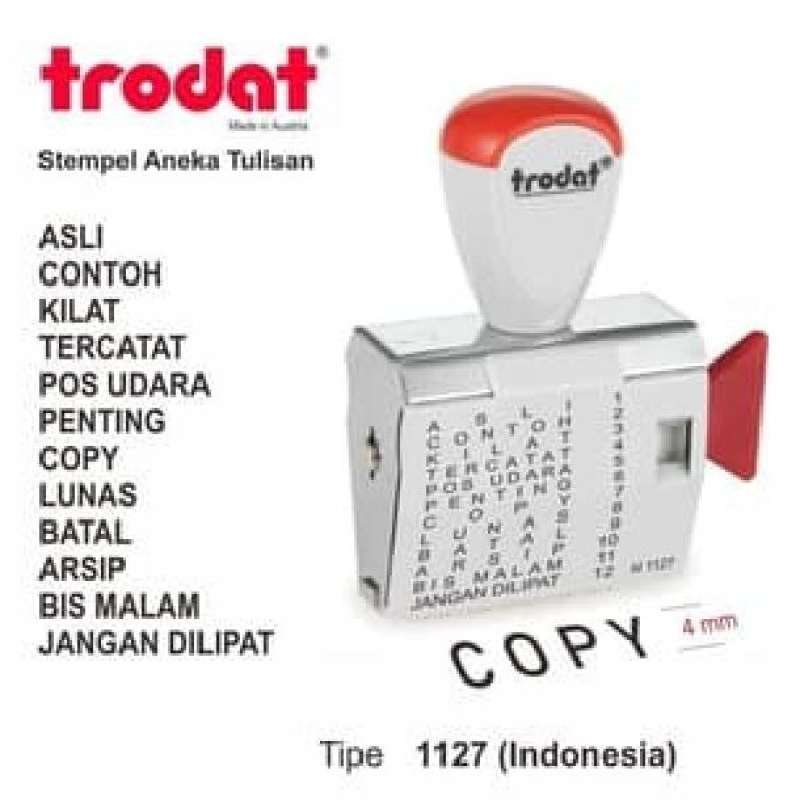 Jual Stempel Tanggalan Teks Trodat 1127 Phrases Stamp Indonesia di Seller Nabang Shop - Kota ...