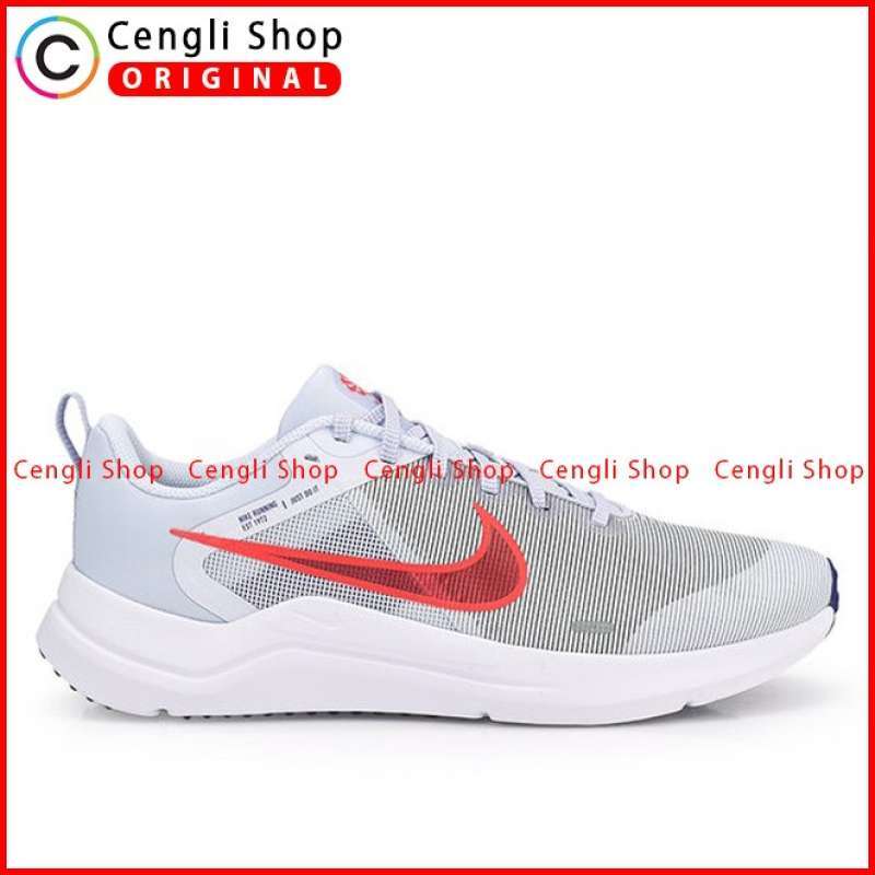 Jual SEPATU RUNNING PRIA NIKE ORIGINAL SPORT DOWNSHIFTER ROAD GREY ASLI ...