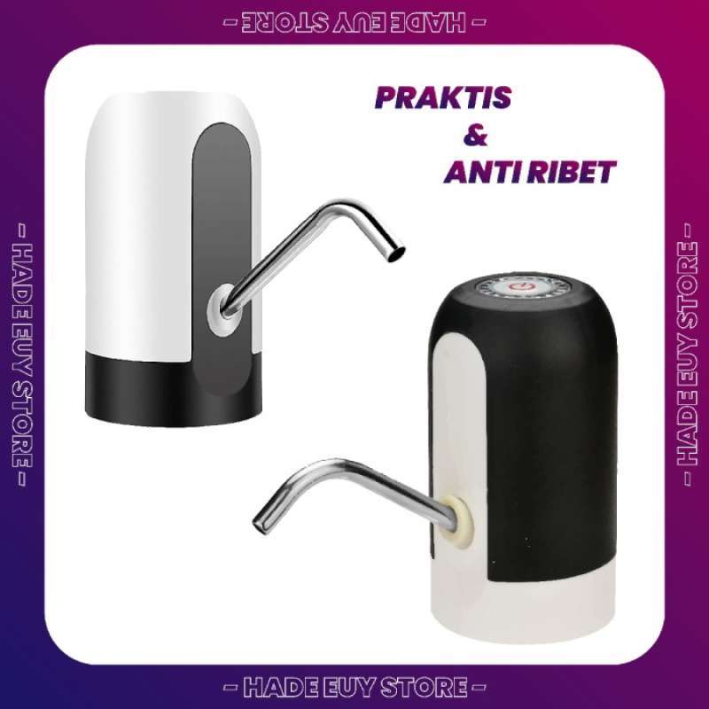 Jual POMPA GALON ELEKTRIK ALAT PENYEDOT AIR GALON ADA LED 100% ASLI USB ...