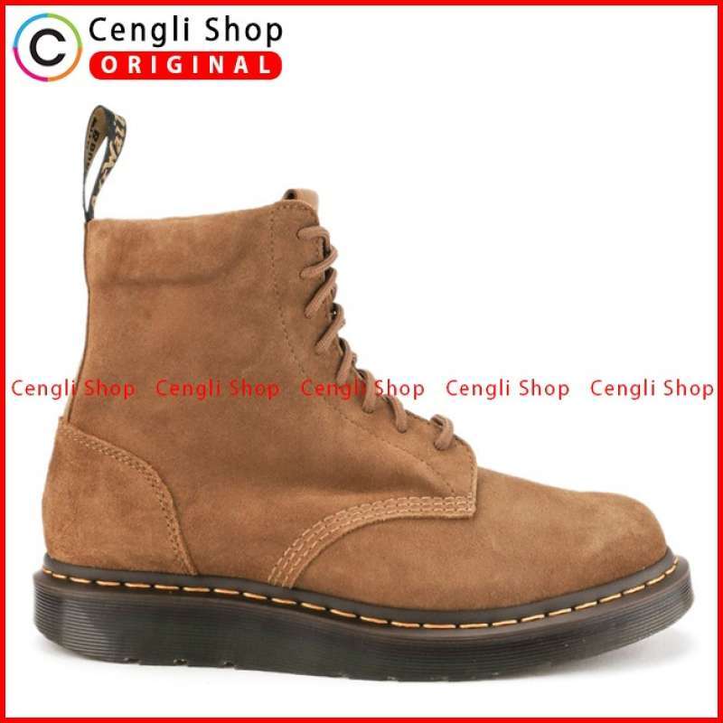 Jual SEPATU BOOT PRIA DR MARTENS ORIGINAL DOCMART BERMAN 8 EYE TAN ...