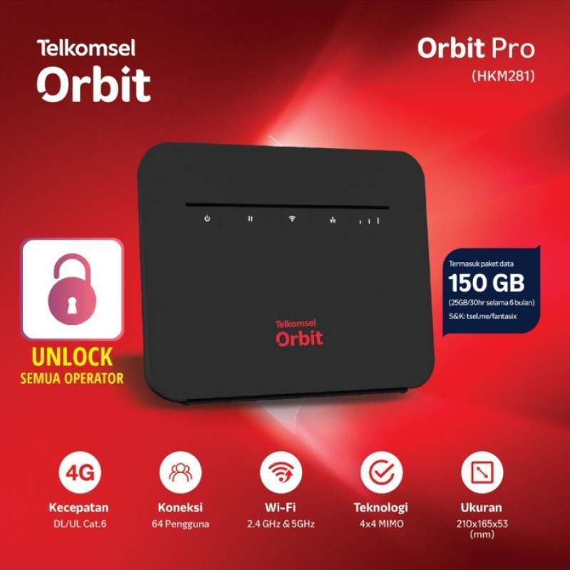 Jual [Sale] Router Modem Wifi 4G Telkomsel Orbit Pro Unlock All ...