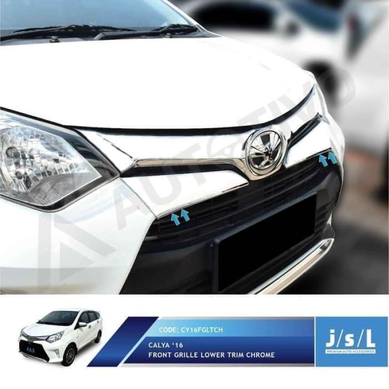 Jual Front Grille Lower Trim / Lis Grill Bawah Toyota Calya 2Pcs di ...